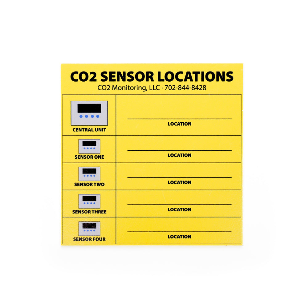 CO2 Sensor Location Board – RVL01-17 System Map | Aerosphere ...