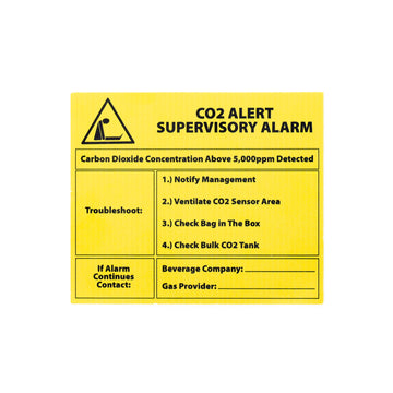 CO2 Safety Signs for Compliance & Awareness - Aerosphere® – Aerosphere ...